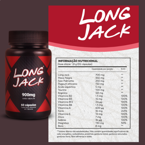 Mercado Shop Virtual - LONG JACK 60 Comprimidos - Private Sistemas